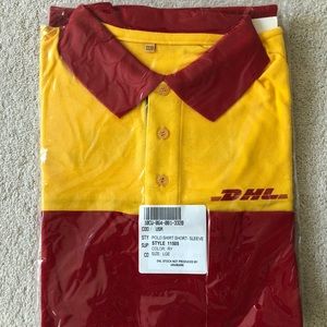 DHL | Tops | Dhl Polo Uniform Streetwear Tokyo Japan Fashion | Poshmark